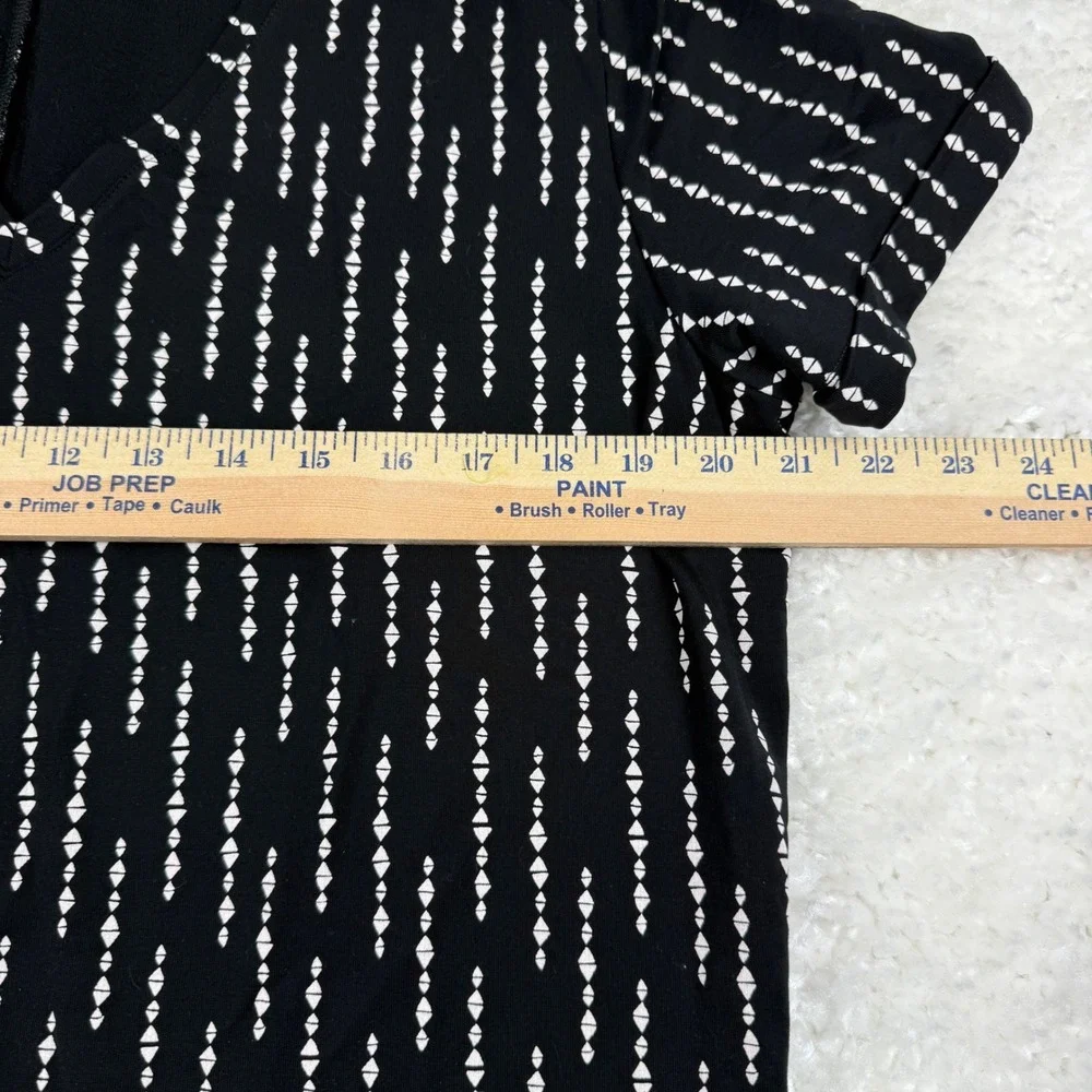 Garnet Hill | Dresses | Garnet Hill Dress Womens L Black White ...